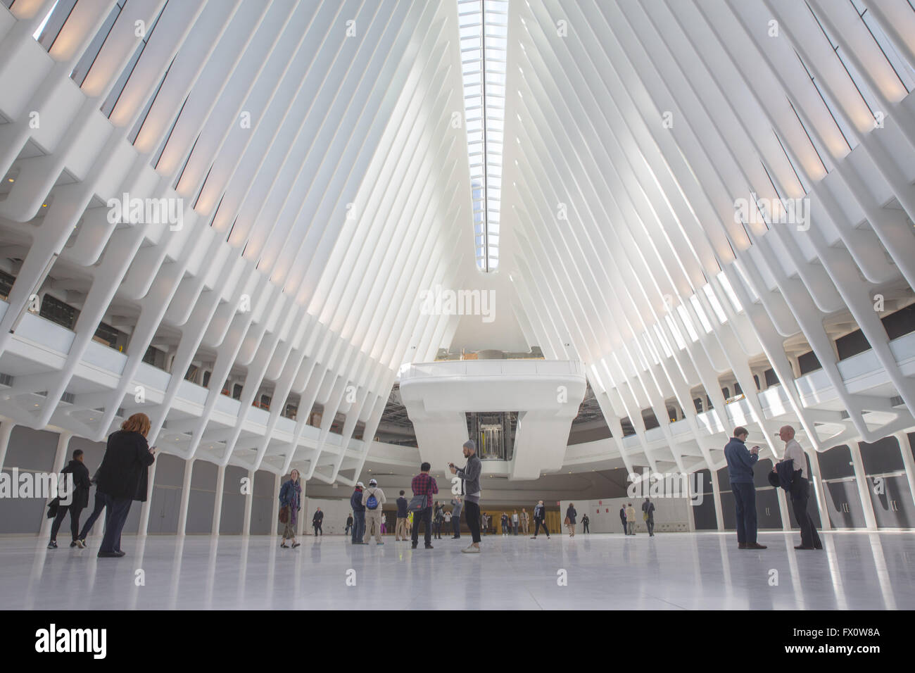 The first portion of Santiago Calatrava's World Trade Center ...