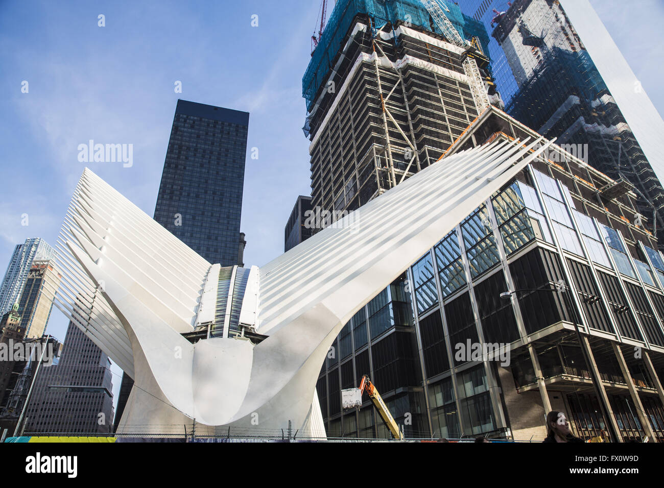 The first portion of Santiago Calatrava's World Trade Center ...