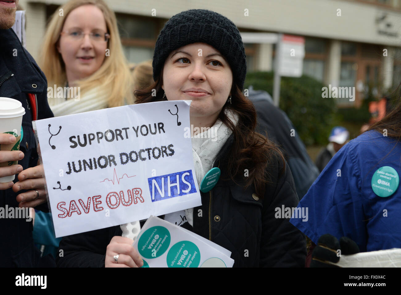 Junior doctors take strike action in opposition to the imposition of ...