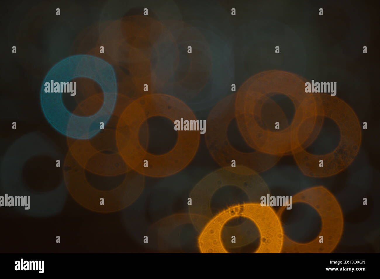 Artistic blur and donut bokeh of downtown Kuala Lumpur, Malaysia Stock ...