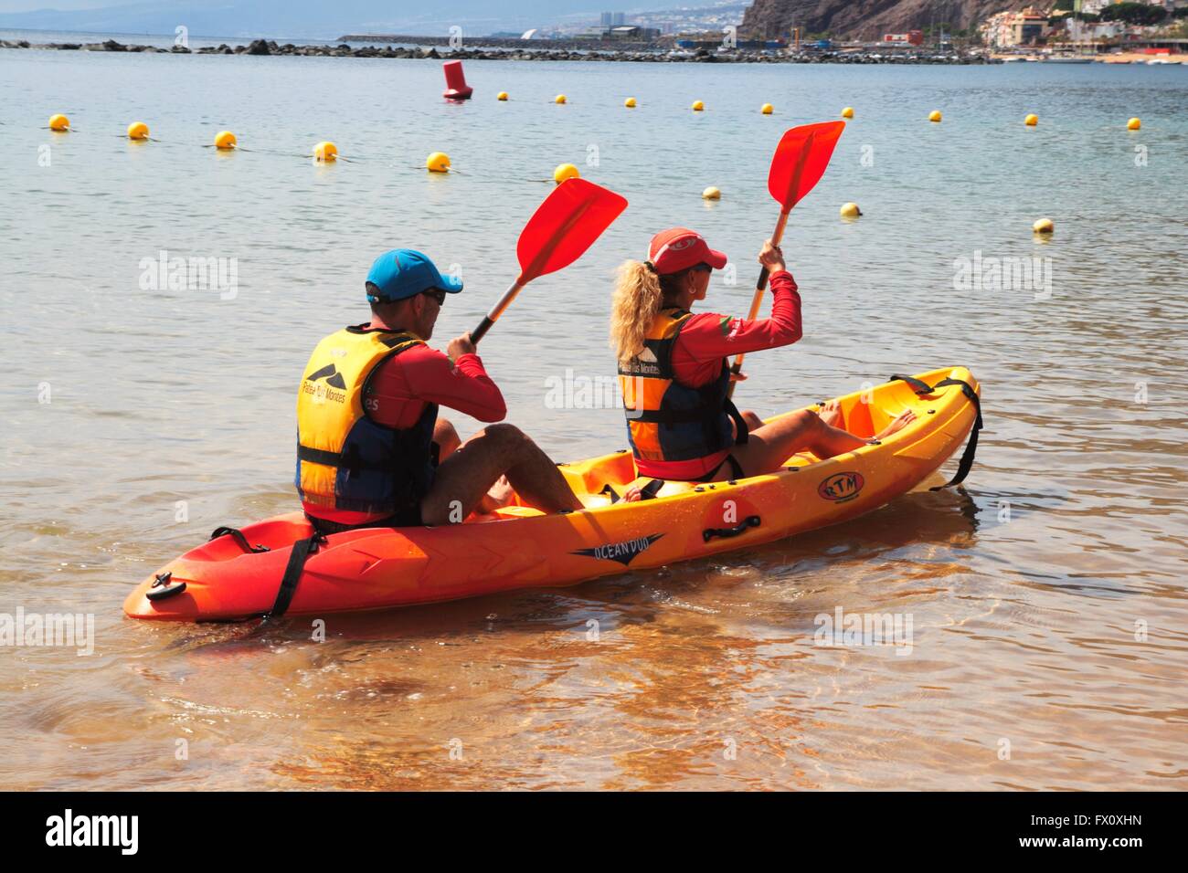 People doing kayak Stock Photo - Alamy