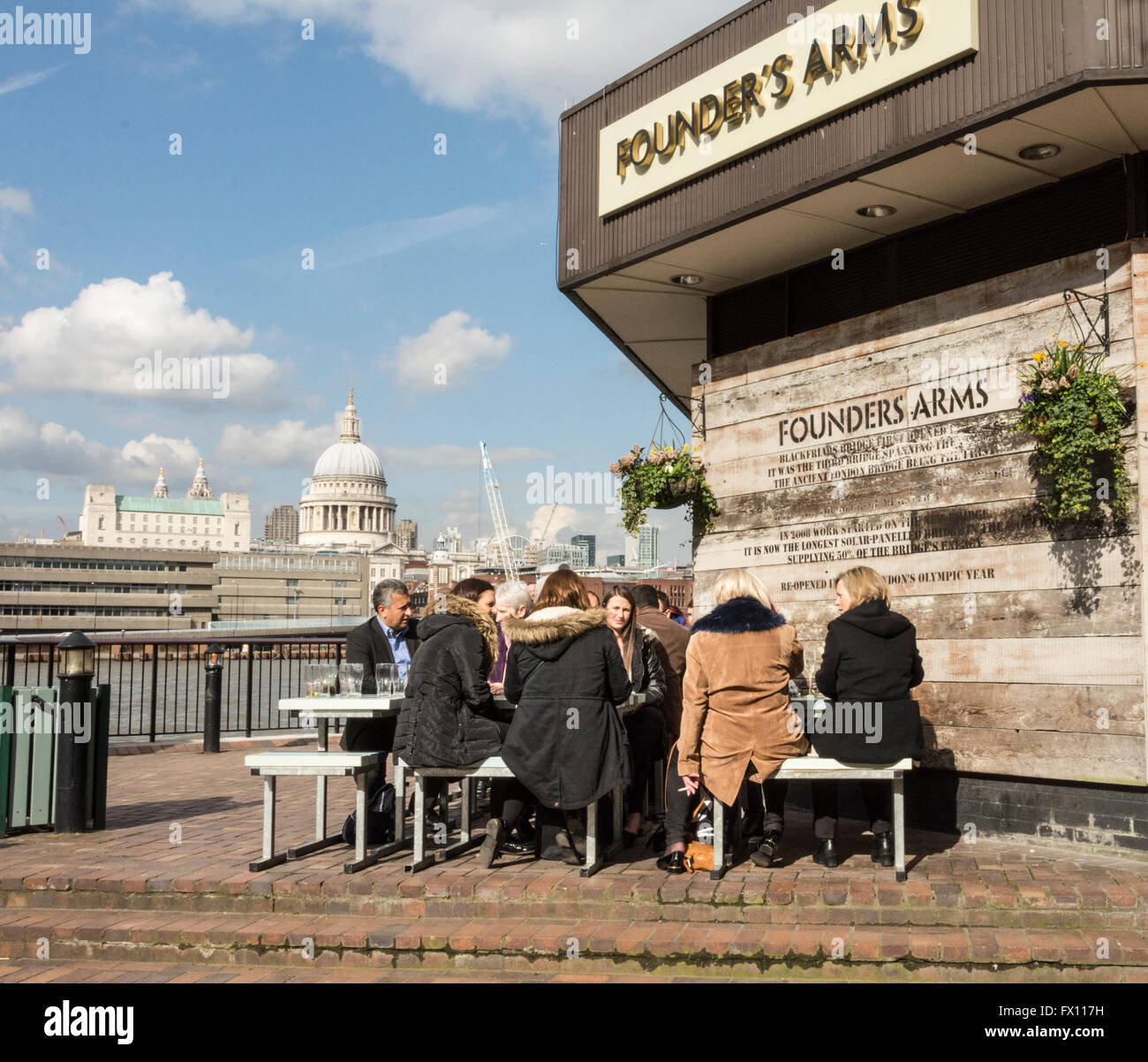 The Founder's Arms, a pub opposite St. Paul's Cathedral. Taken from ...