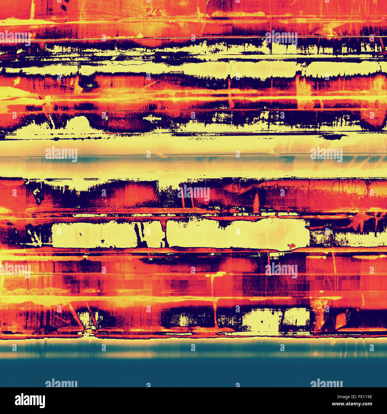 Grunge texture. With yellow, red, orange, blue patterns Stock Photo - Alamy