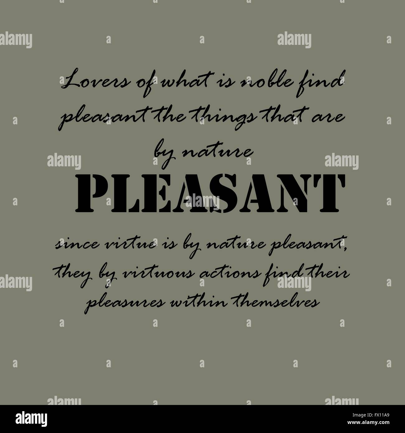 Pleasant things Stock Vector Images - Alamy
