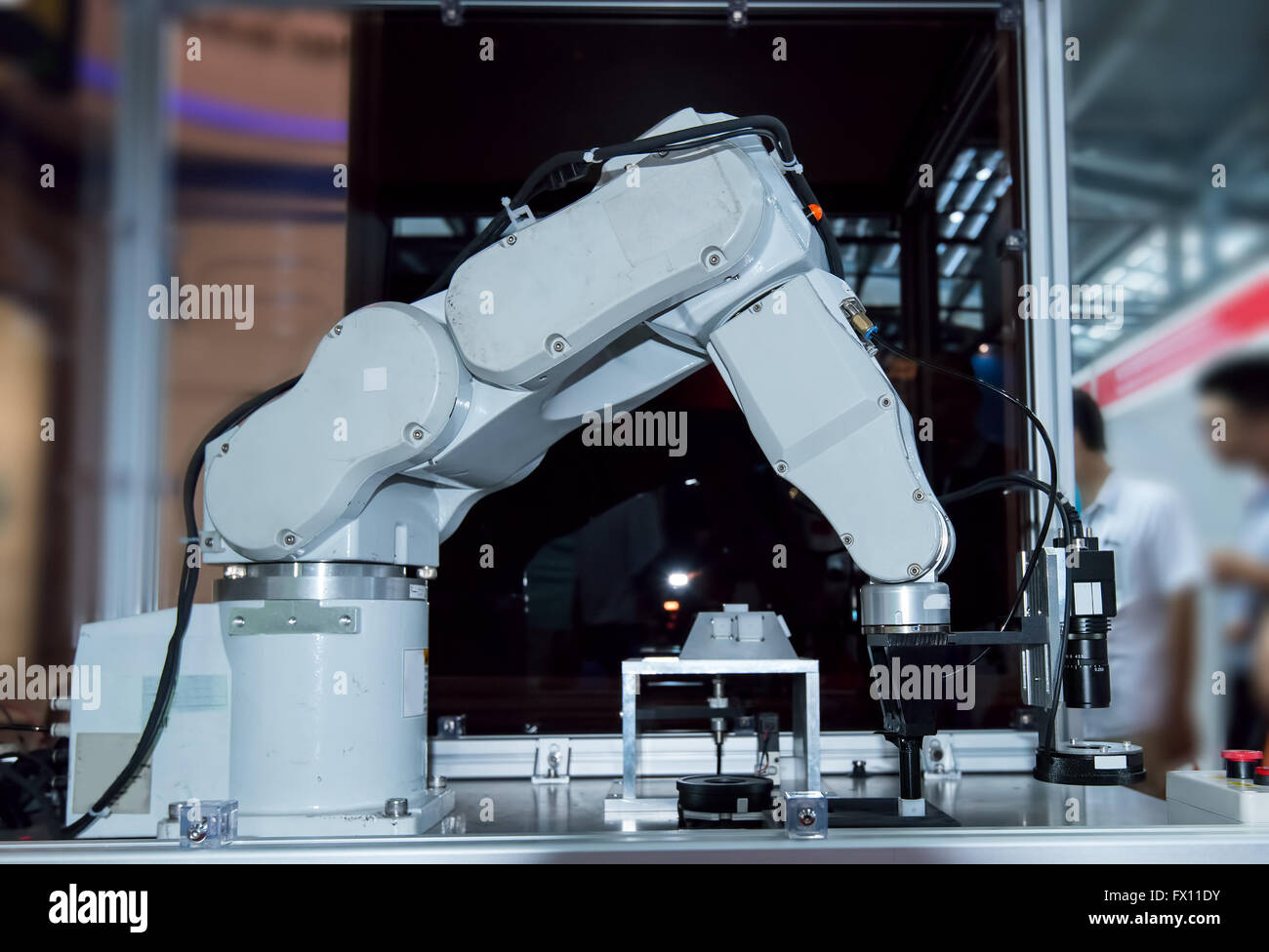 robotic hand machine tool at industrial manufacture factory Stock Photo ...