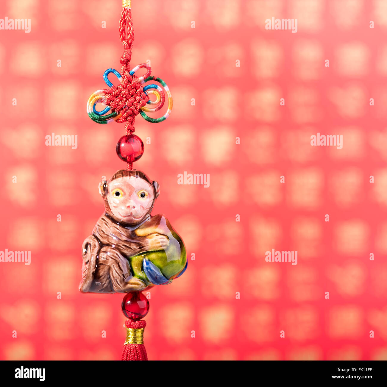2016 is year of the monkey,Gold monkey Stock Photo - Alamy