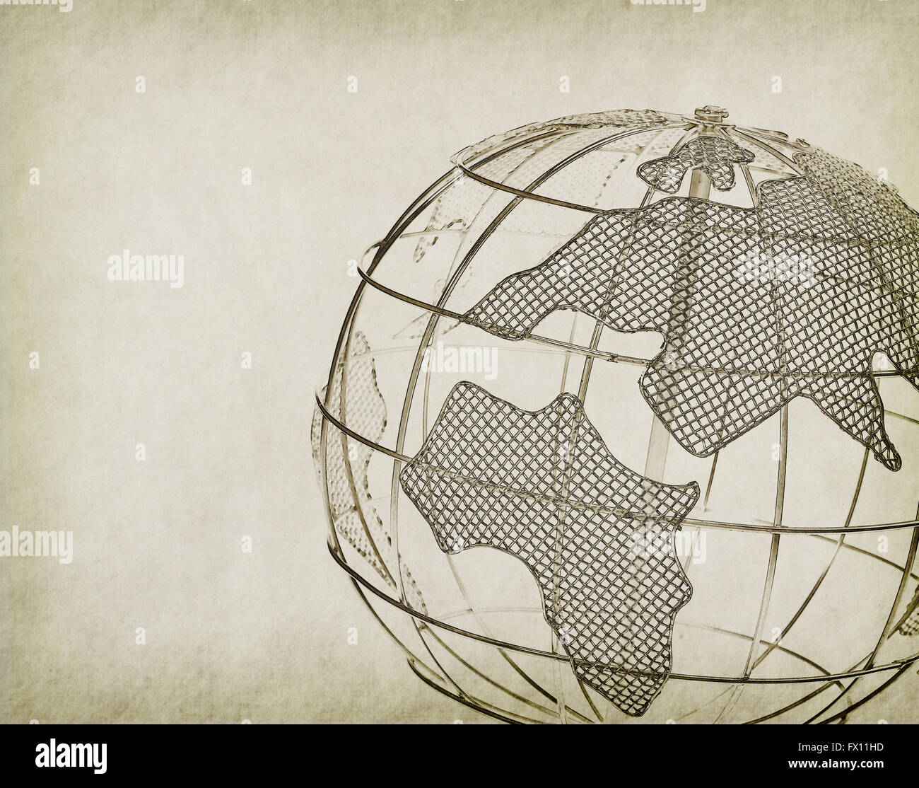 Antique globe map hi-res stock photography and images - Alamy