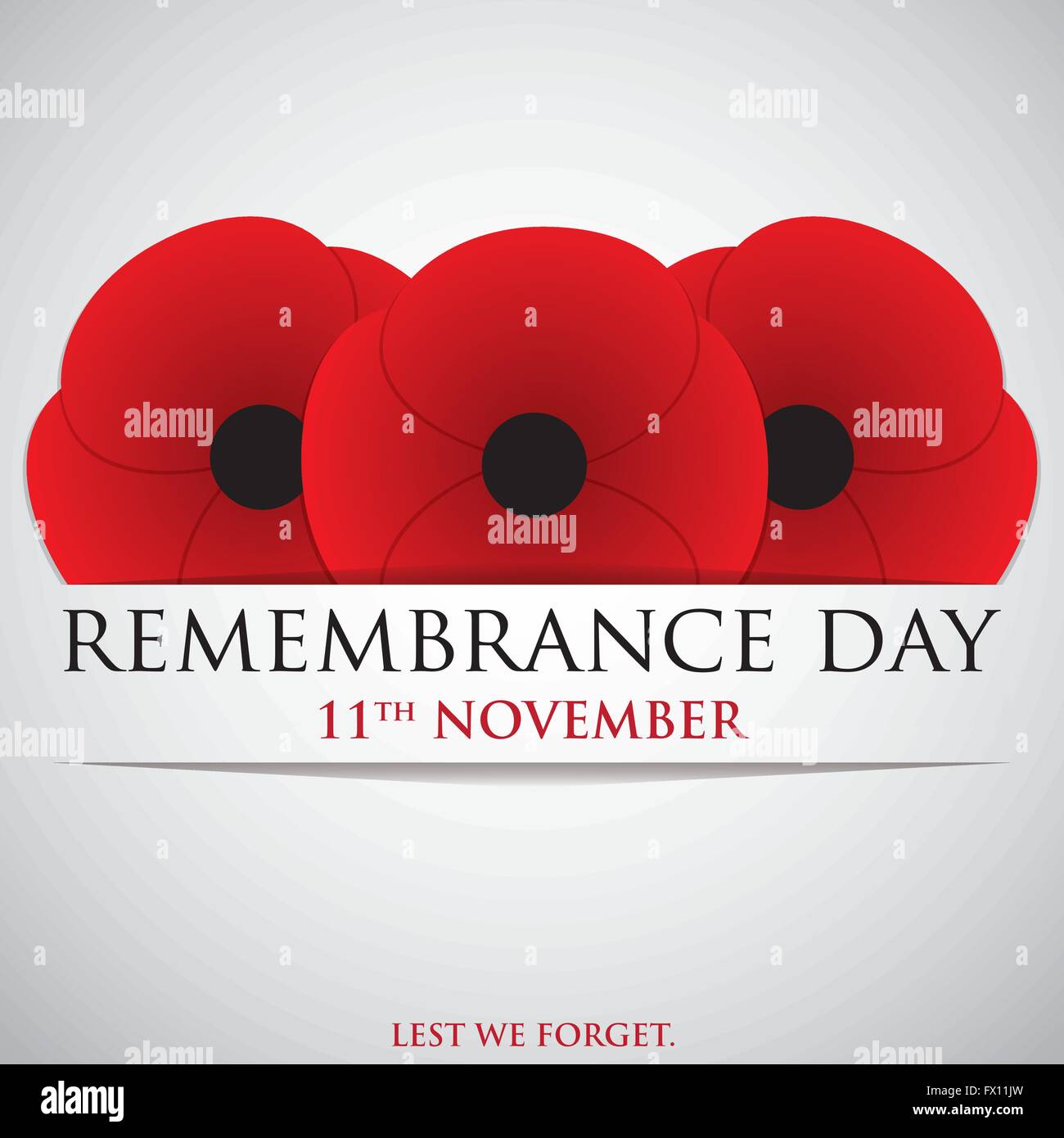 Remembrance Day card in vector format Stock Vector Image & Art - Alamy