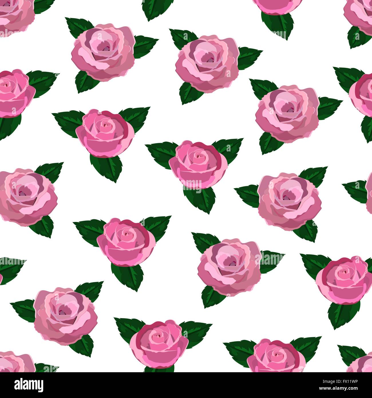 seamless wallpaper pink roses Stock Vector Image & Art - Alamy