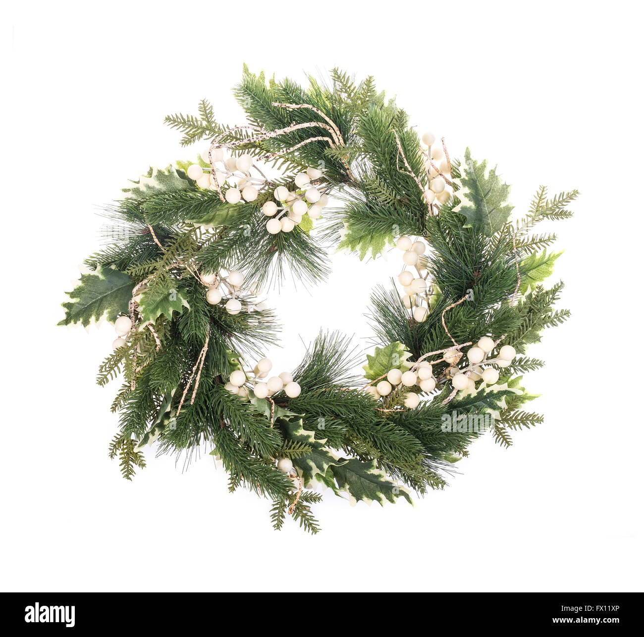 Christmas decorations branch flower Cut Out Stock Images & Pictures - Alamy