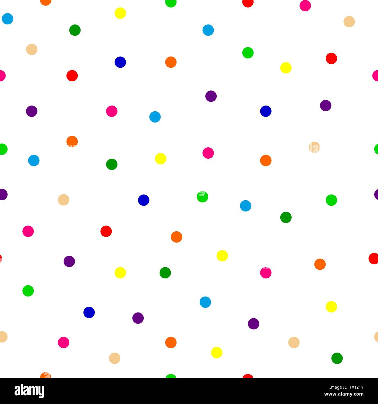 seamless background of multicolored confetti round Stock Vector Image ...