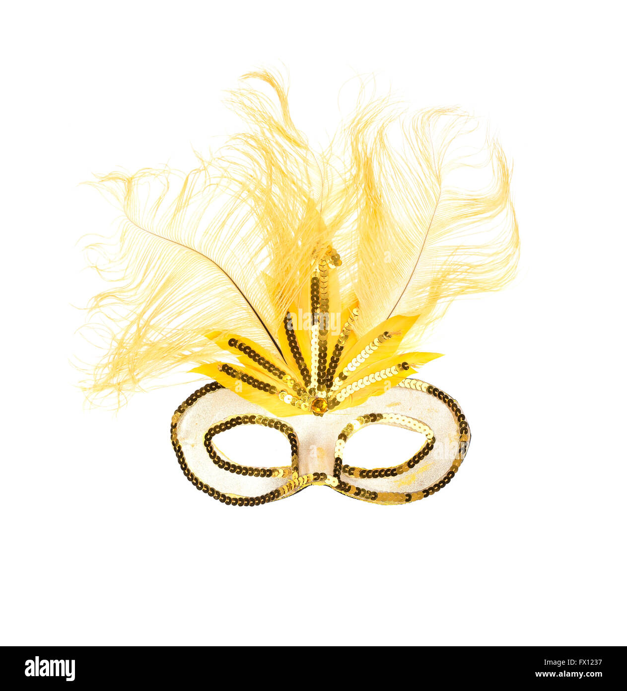 Feathered masquerade mask hi-res stock photography and images - Alamy