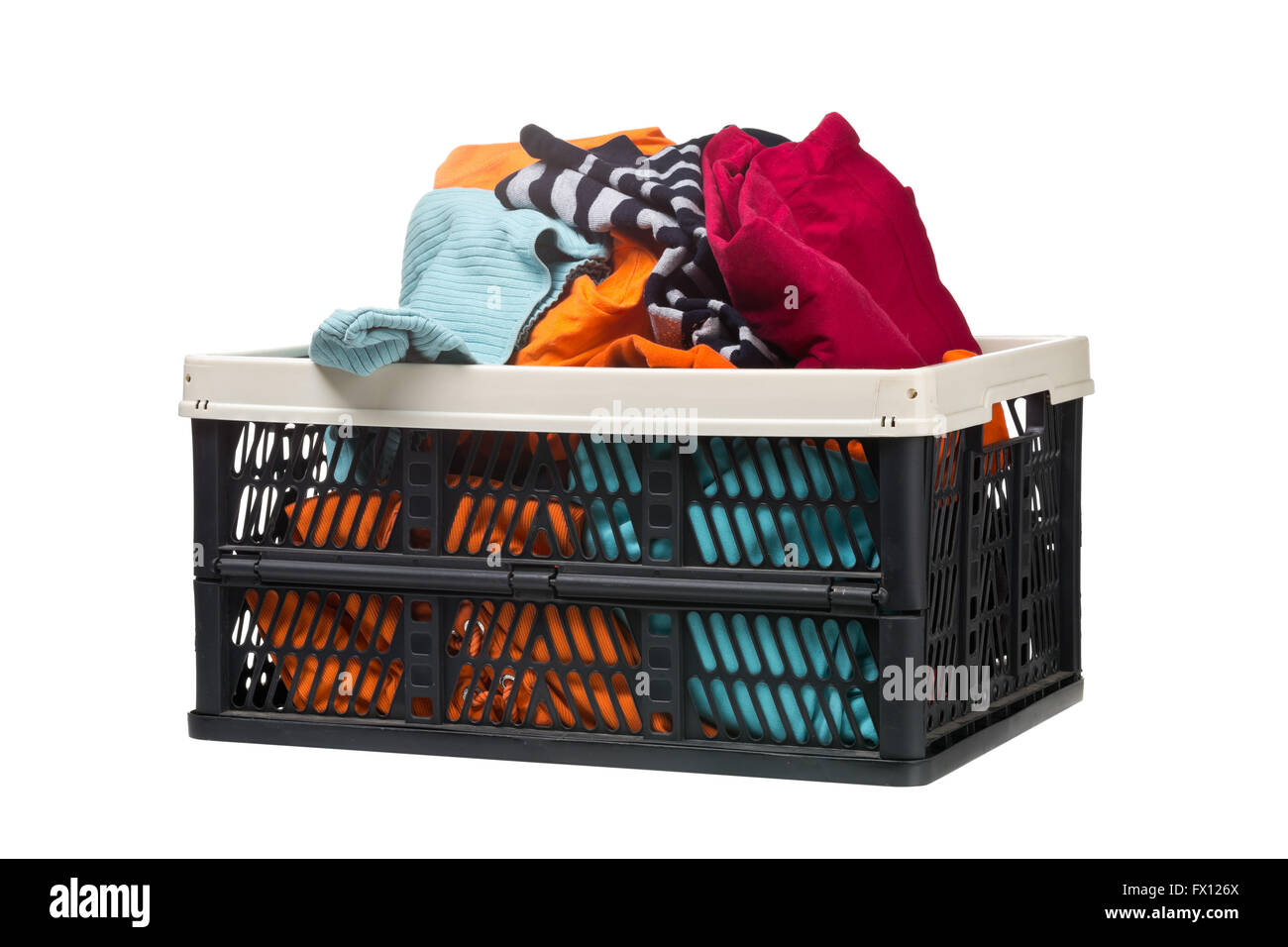 Clothing charity box Cut Out Stock Images & Pictures - Alamy