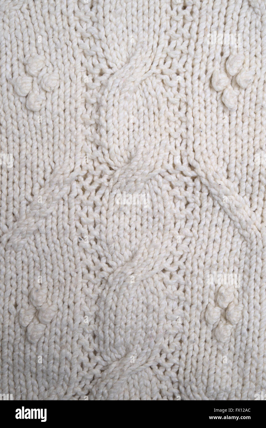 white woolen mesh sweater. Fashion, textures and backgrounds Stock ...