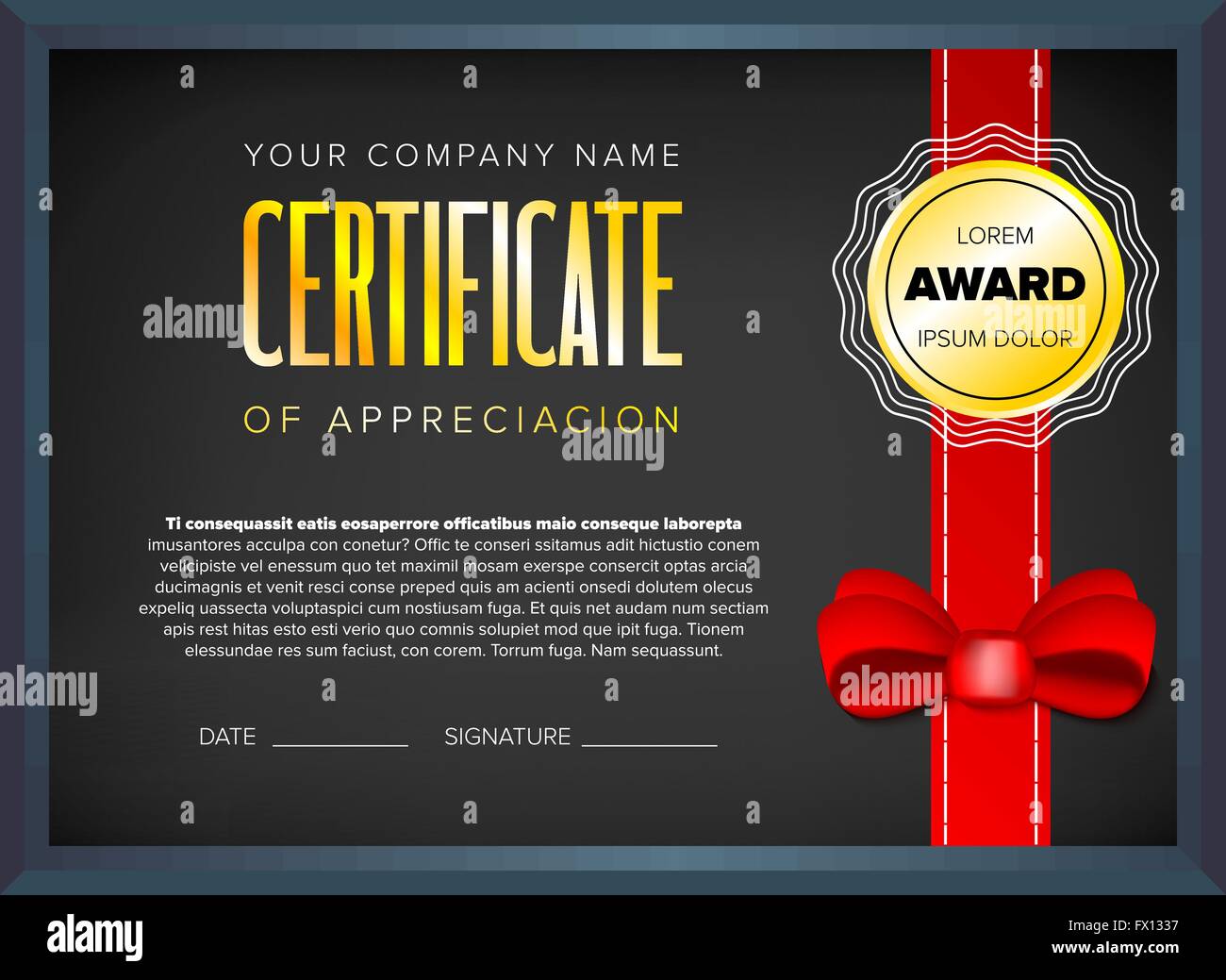 Black certificate design Stock Vector Image & Art - Alamy