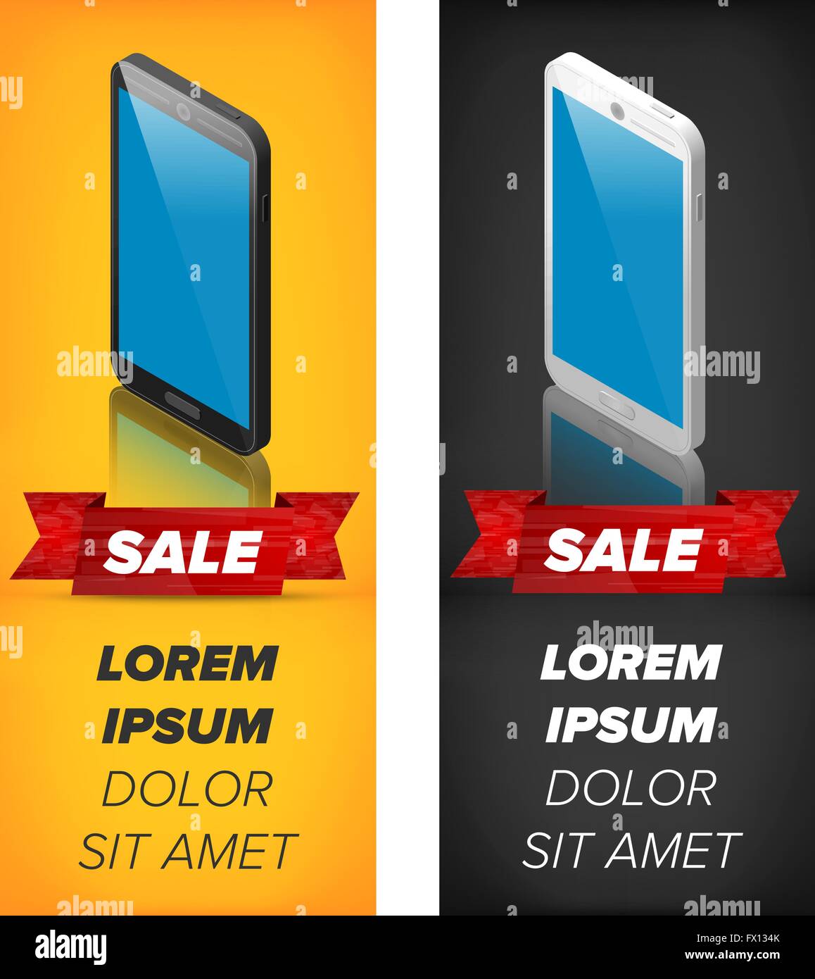 Red smartphones Stock Vector Images - Alamy