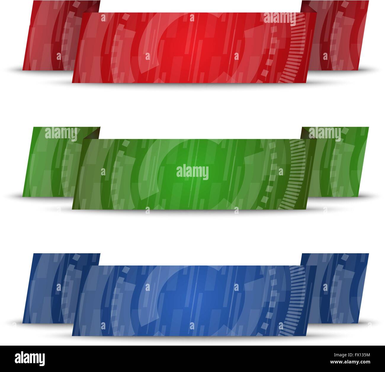 Horizontal ribbon set Stock Vector Image & Art - Alamy