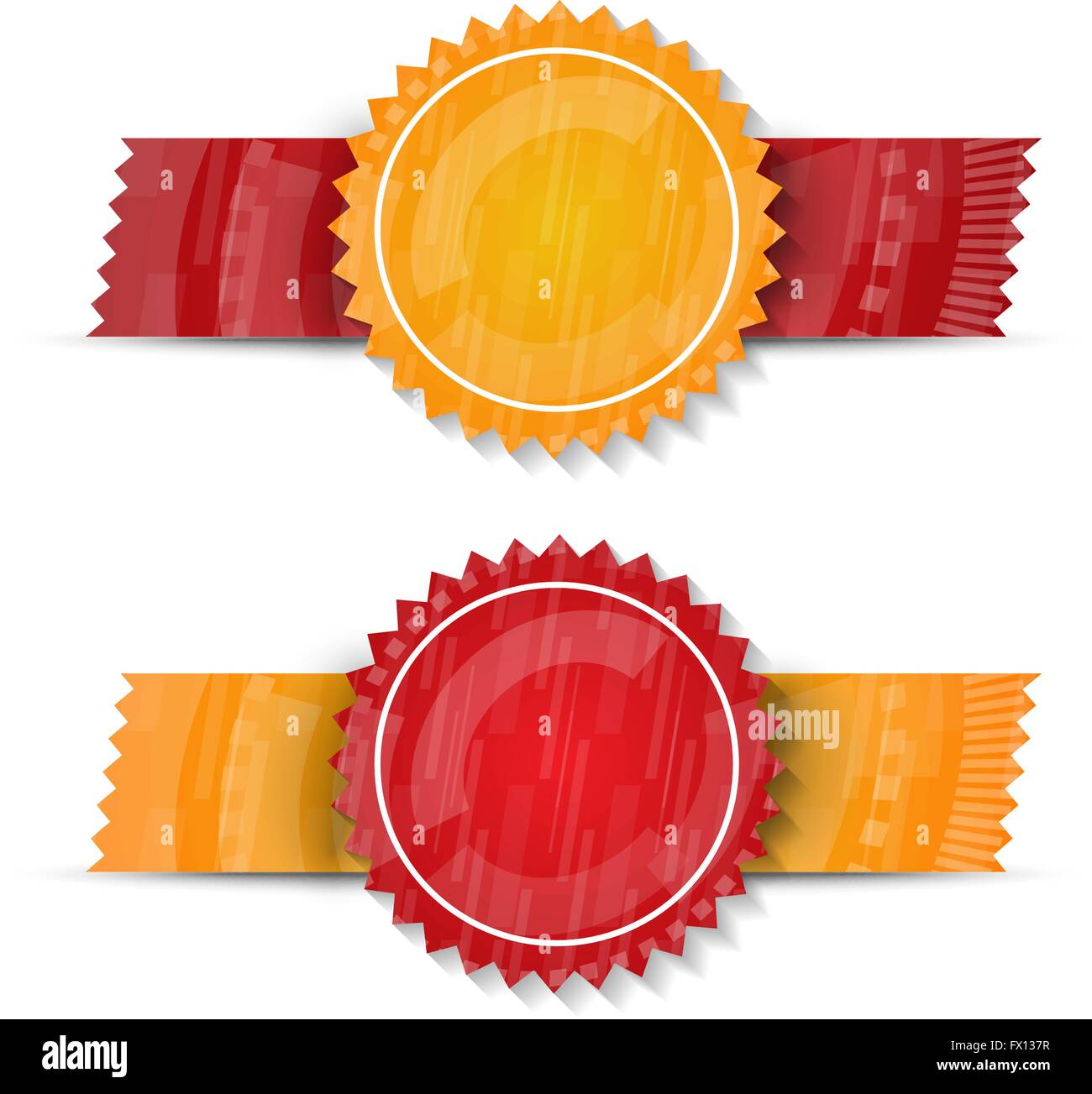 Horizontal ribbon set Stock Vector Image & Art - Alamy