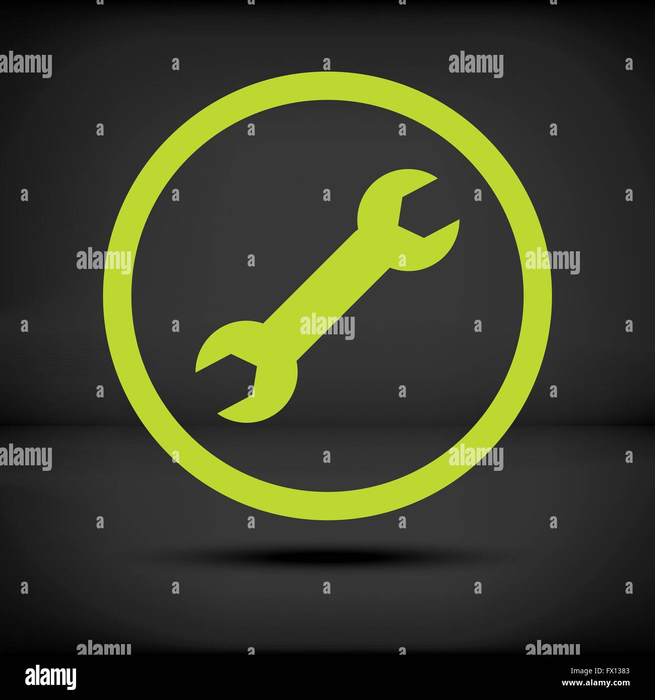 White repair icon Stock Vector Image & Art - Alamy