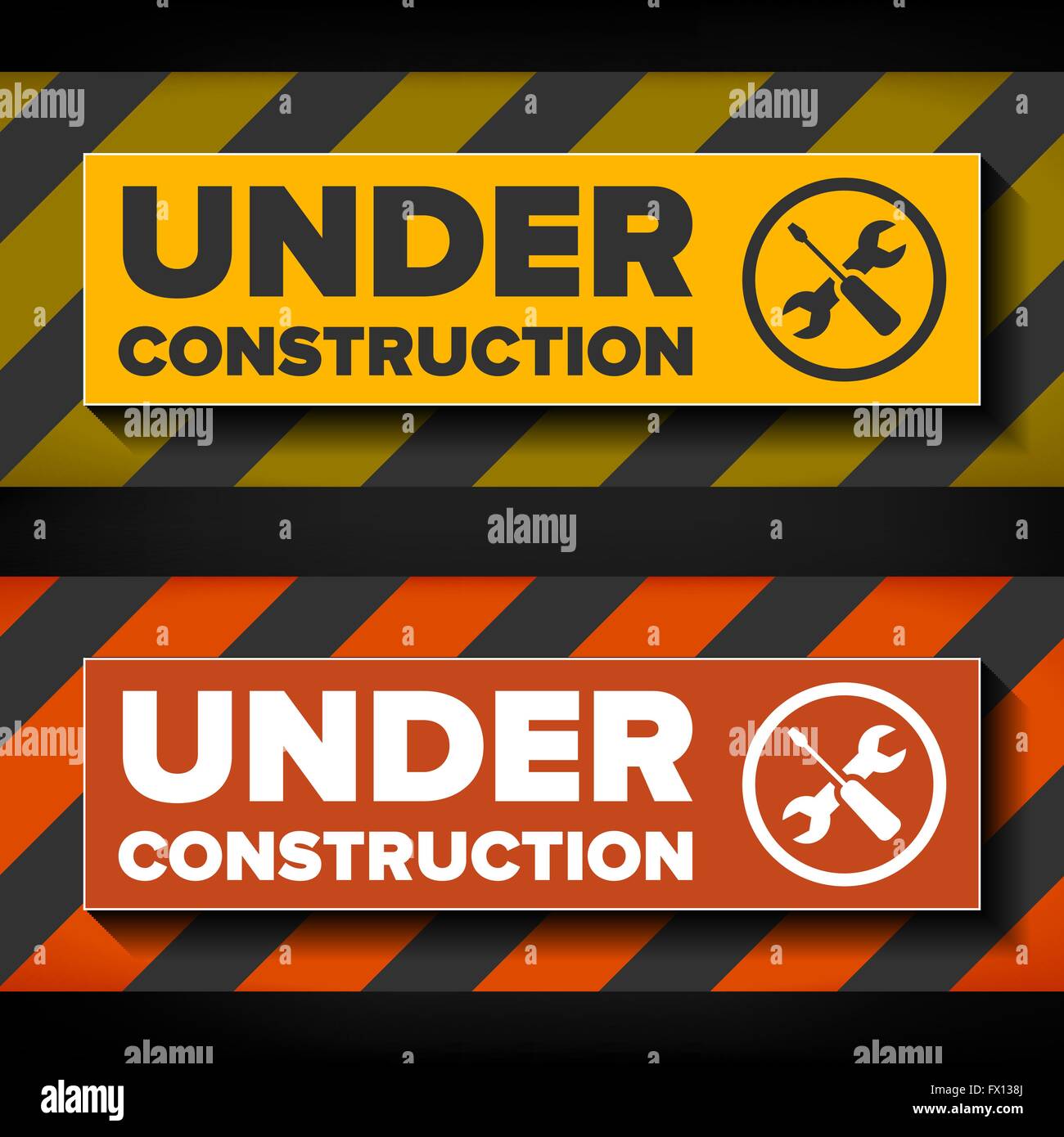 Under construction sign Stock Vector Image & Art - Alamy