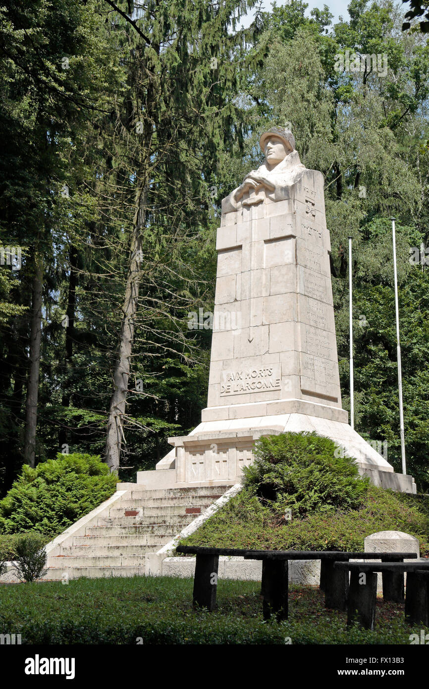 Memorial to the Defenders of the Argonne, Haute Chevauchée, near ...