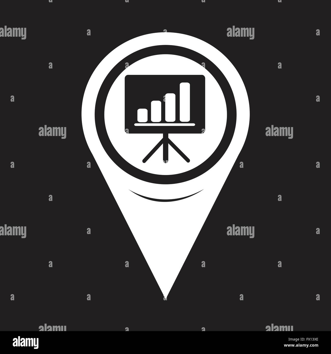 Map display board Stock Vector Images - Alamy