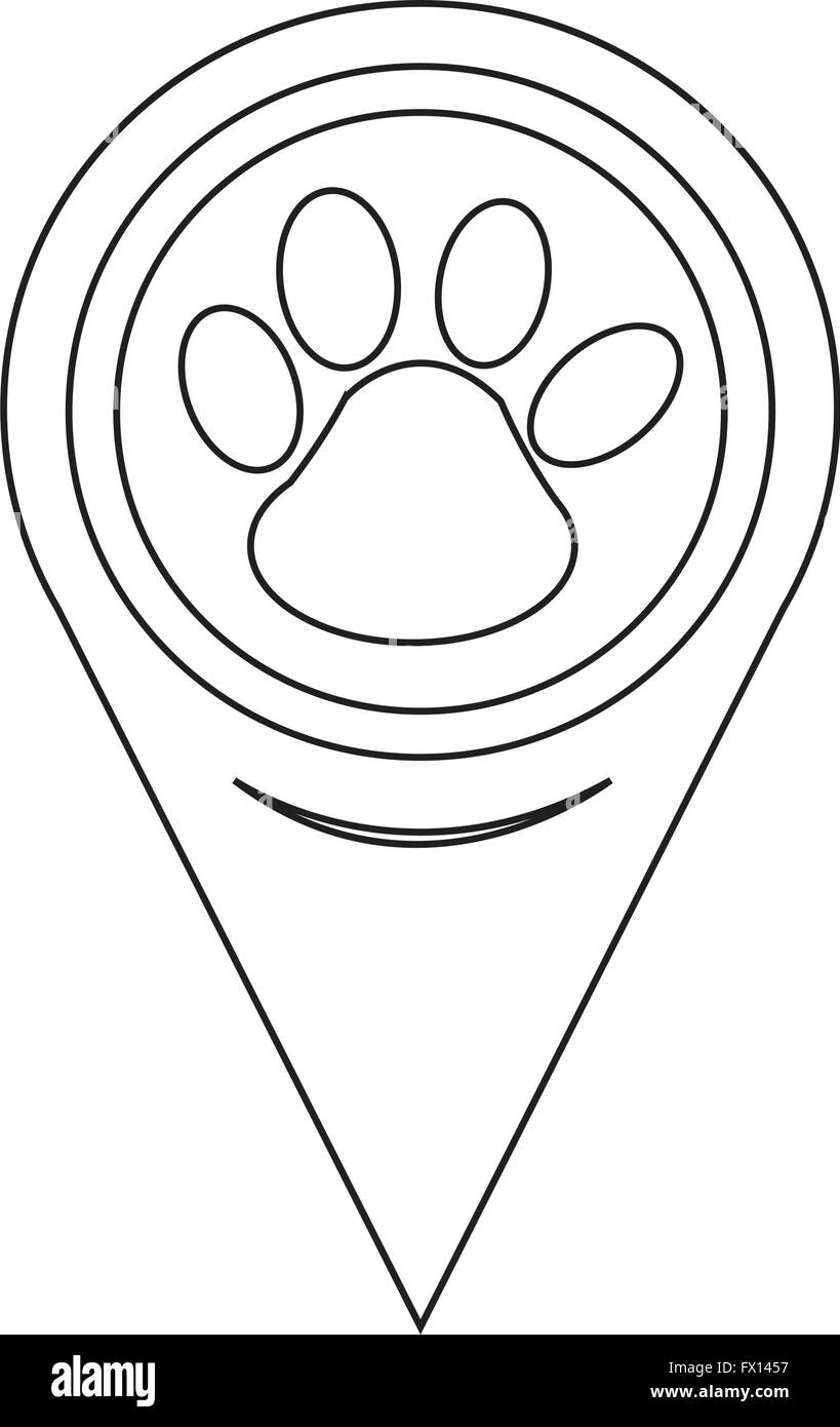 Map of paw paw Black and White Stock Photos & Images - Alamy