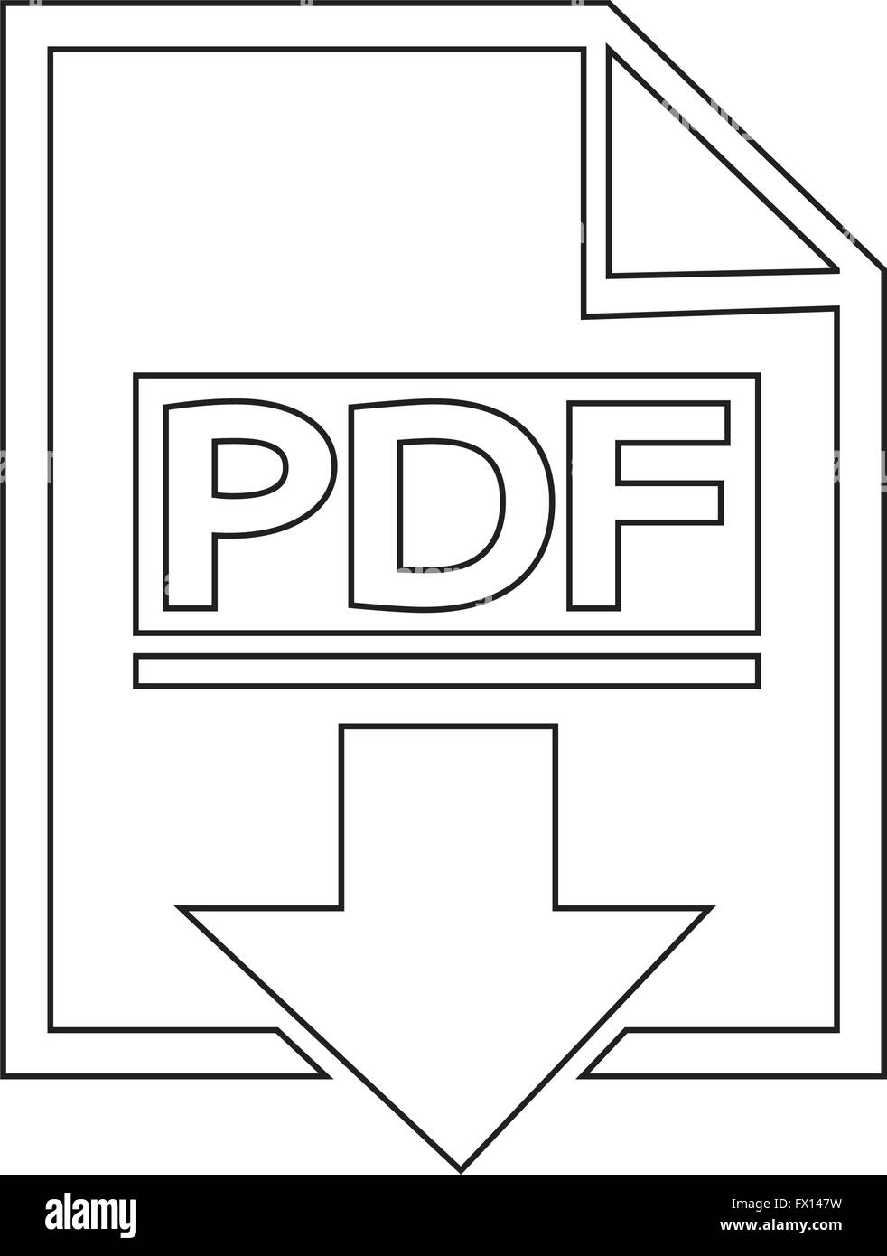 Pdf arrow Black and White Stock Photos & Images - Alamy