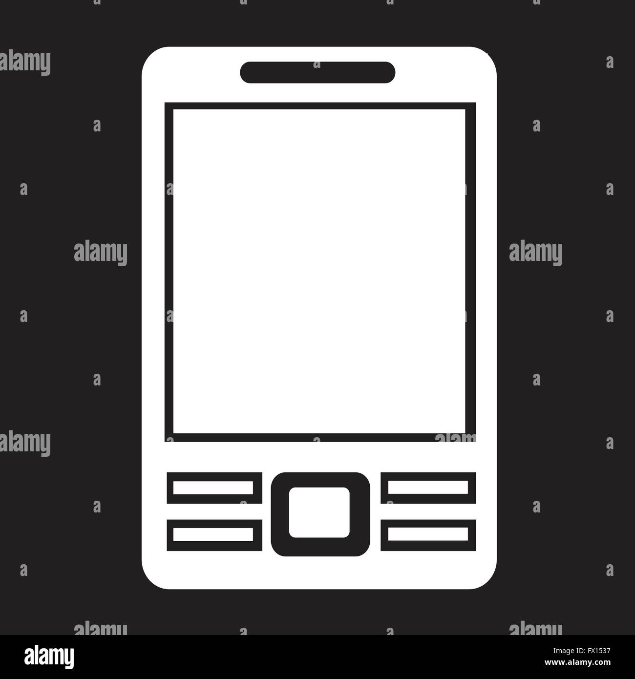 Mobile Phone Icon Stock Vector Image & Art - Alamy