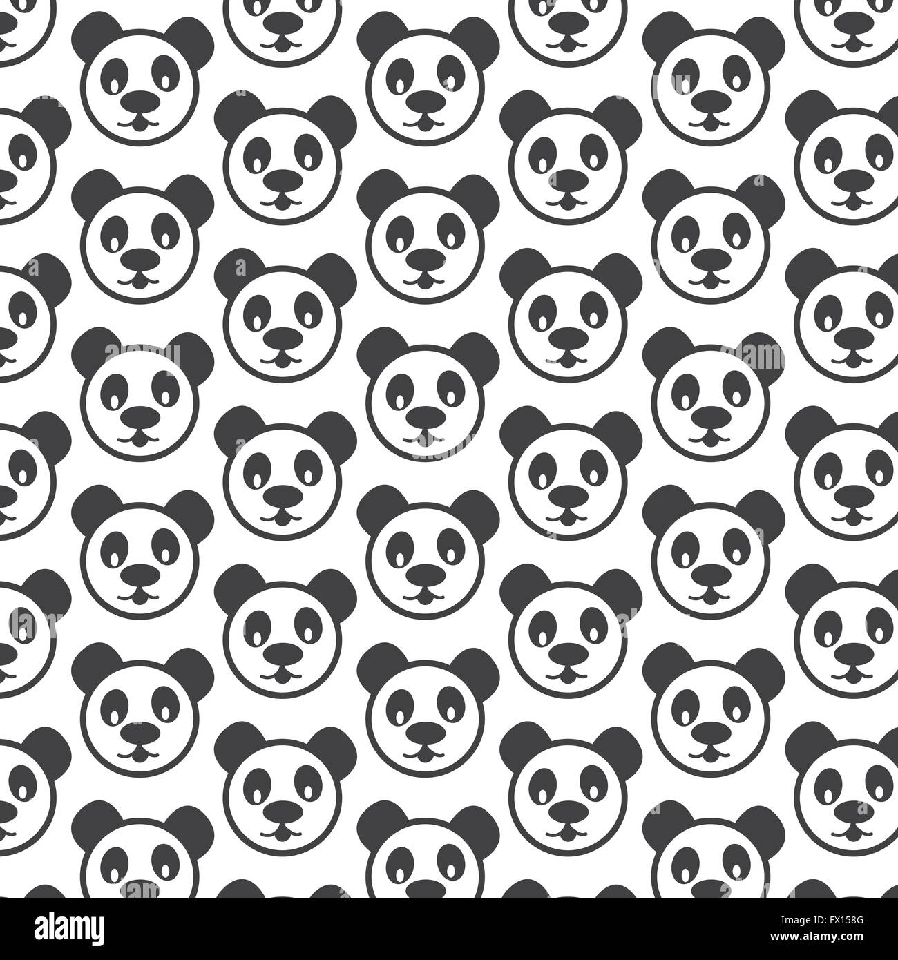 Panda pattern background Stock Vector Image & Art - Alamy