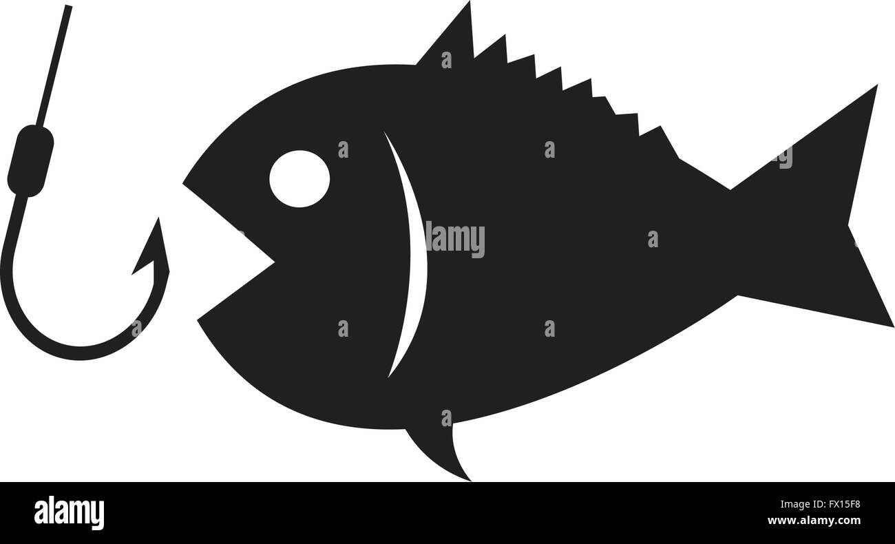 Fish biting bait Stock Vector Images - Alamy
