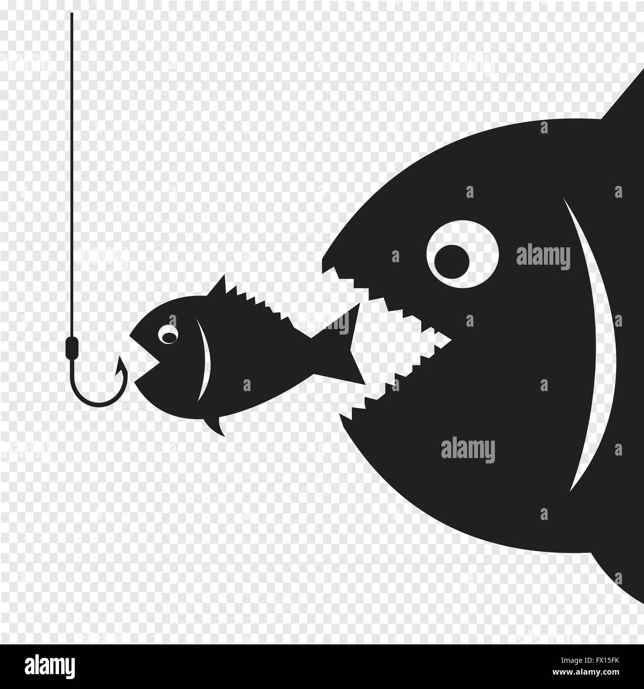 Big fish eat little fish Stock Vector Image & Art - Alamy
