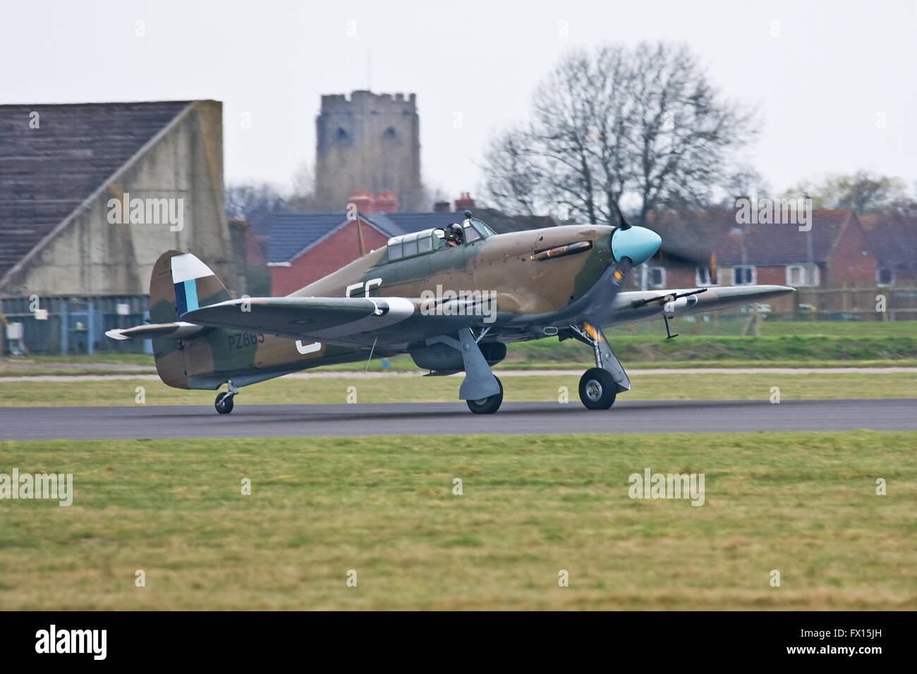 Hawker Hurricane, PZ865 RAF BBMF Stock Photo - Alamy