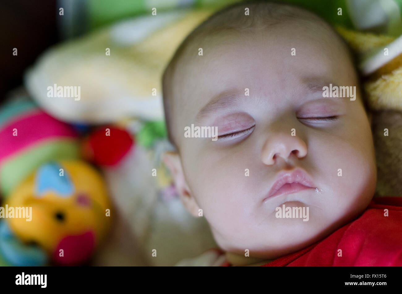 Baby boy and girl sleeping hi-res stock photography and images - Alamy