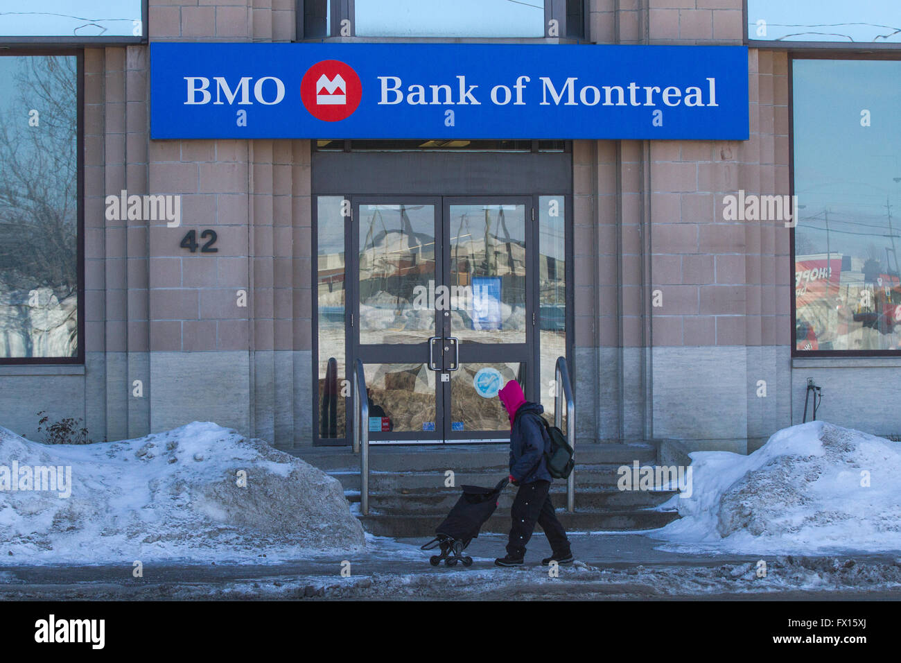 Bank of Montreal Financial Group in Kingston, Ont., on Feb. 26, 2016 ...