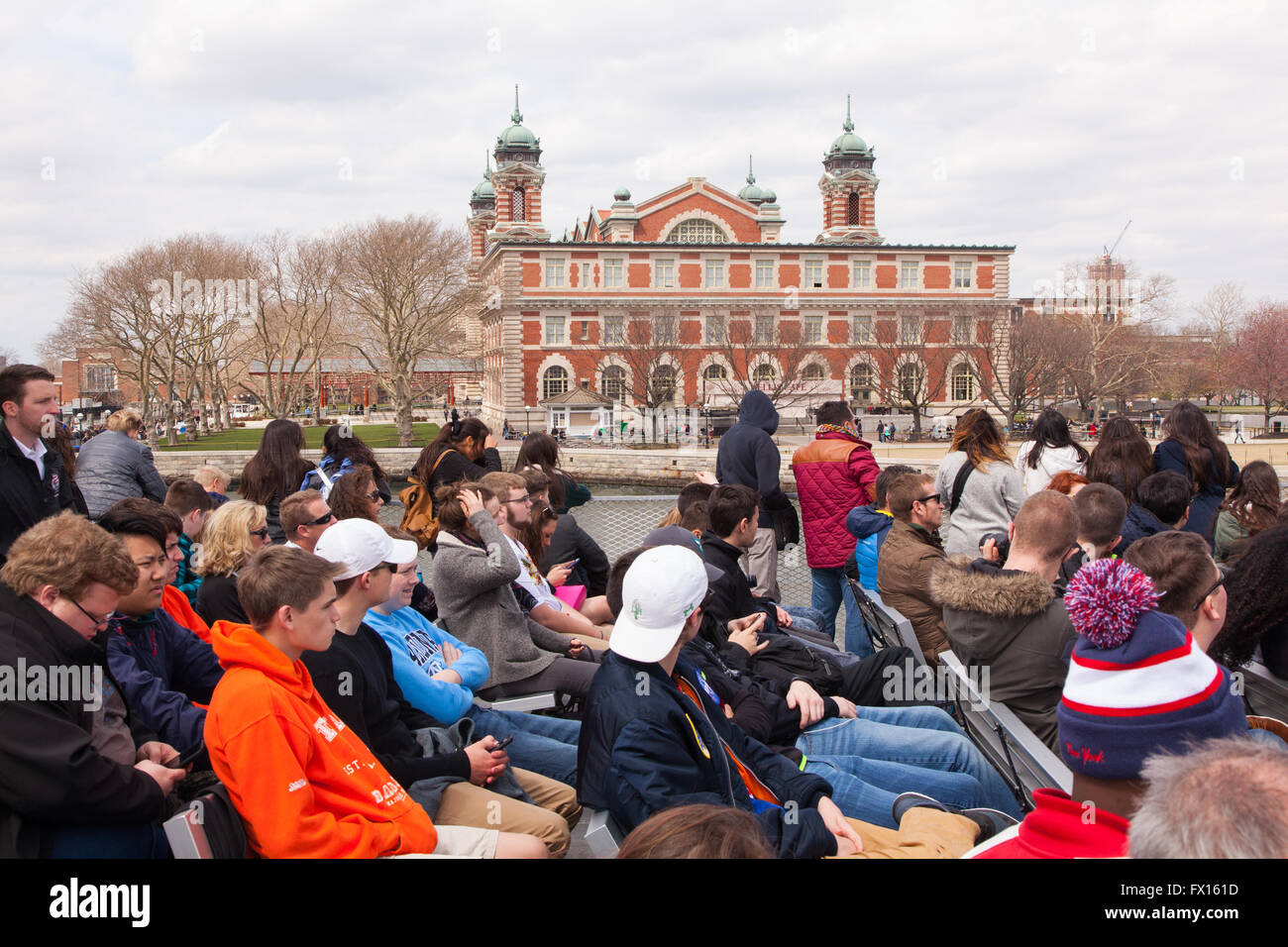 Ellis Island, New Jersey, New York, united States of America Stock ...