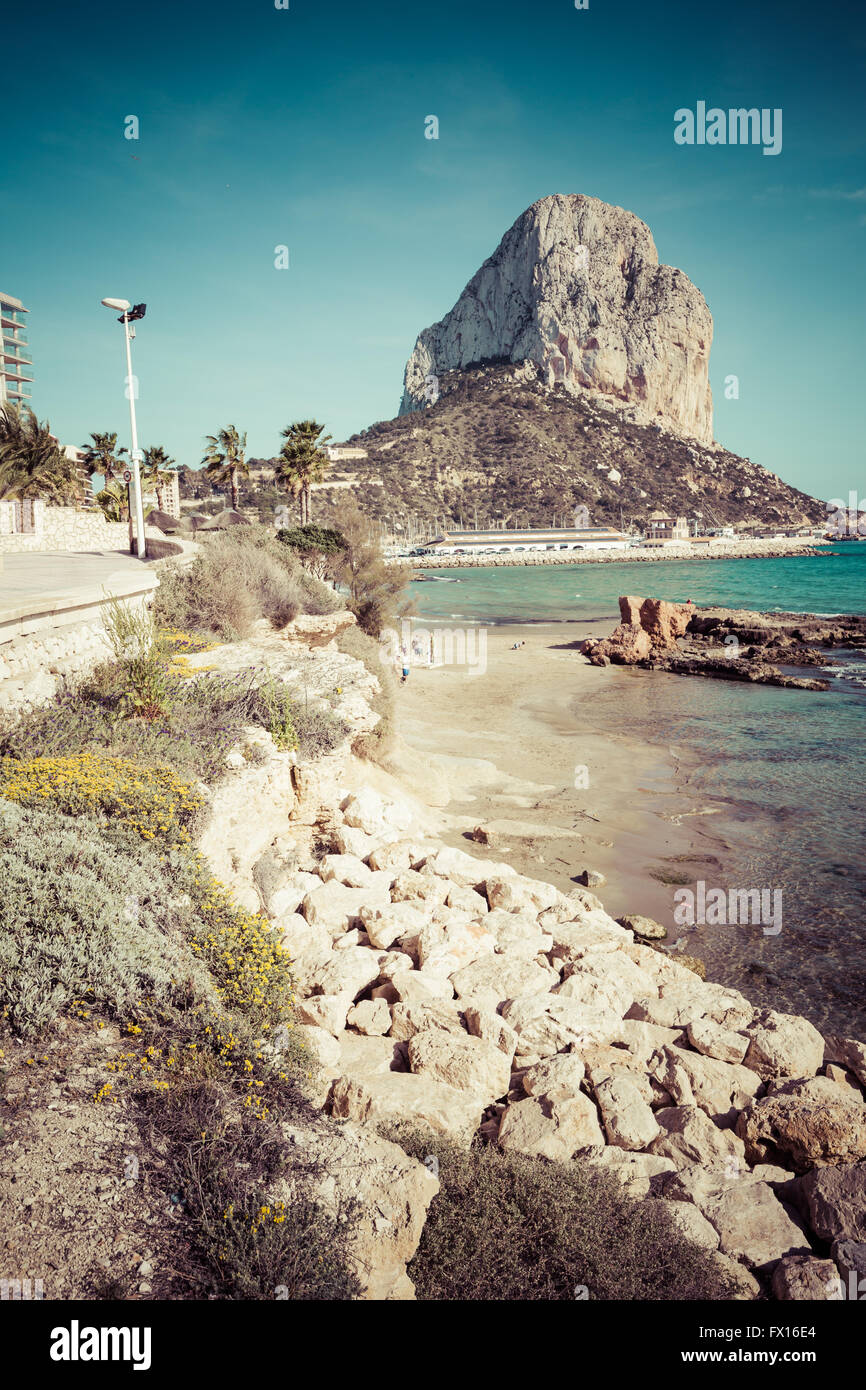 Penon de Ifach in Calpe, Alicante, Spain Stock Photo - Alamy