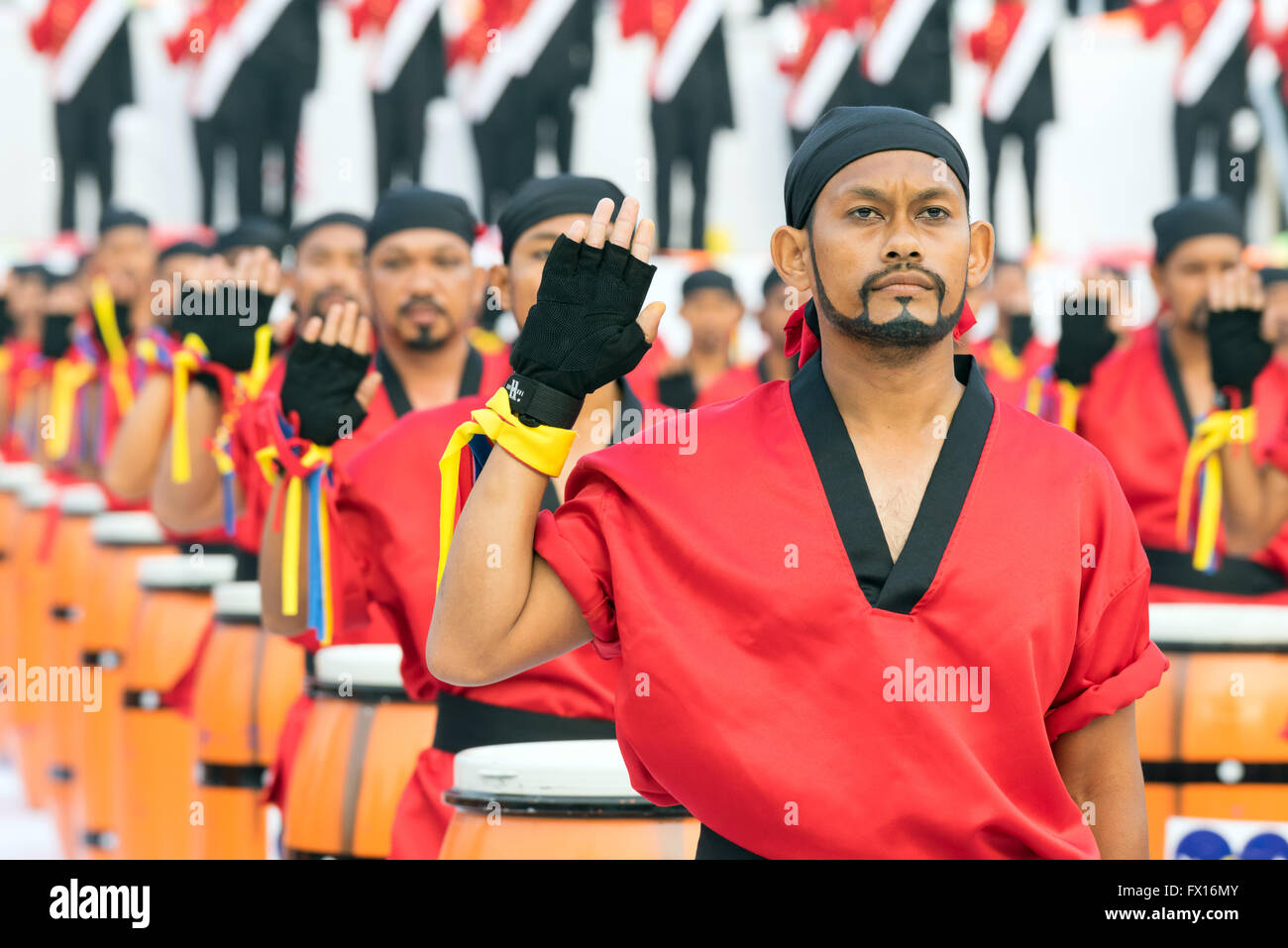 Malaysian Armed Forces taking part in Merdeka Day, a celebration of 60 ...