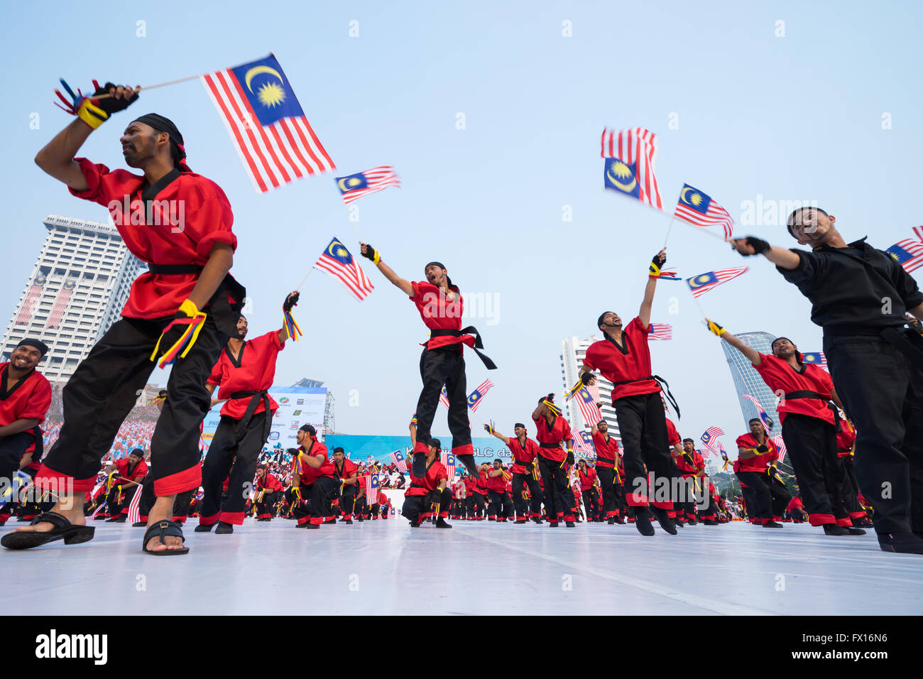 Malaysian Armed Forces taking part in Merdeka Day, a celebration of 60 ...