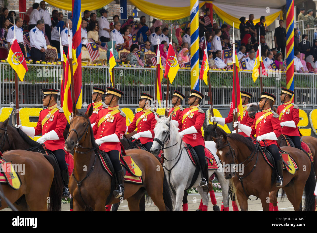 Malaysian Armed Forces taking part in Merdeka Day, a celebration of 60 ...