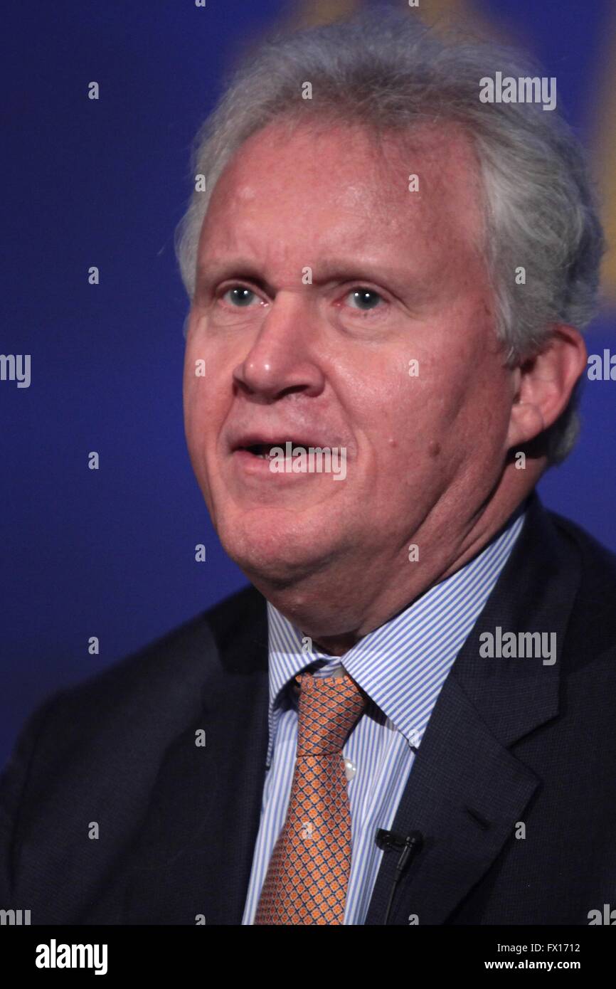 Chairman and CEO of GE Jeff Immelt speaking at A Conversation About the ...