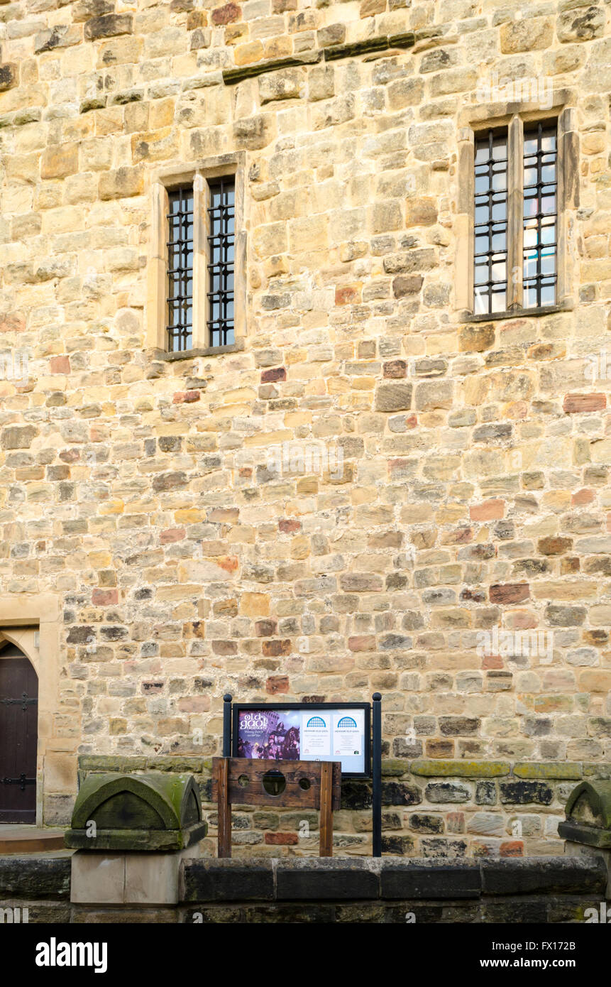 The Old Gaol, 14th Century Jailhouse at Hexham, Northumberland Stock ...