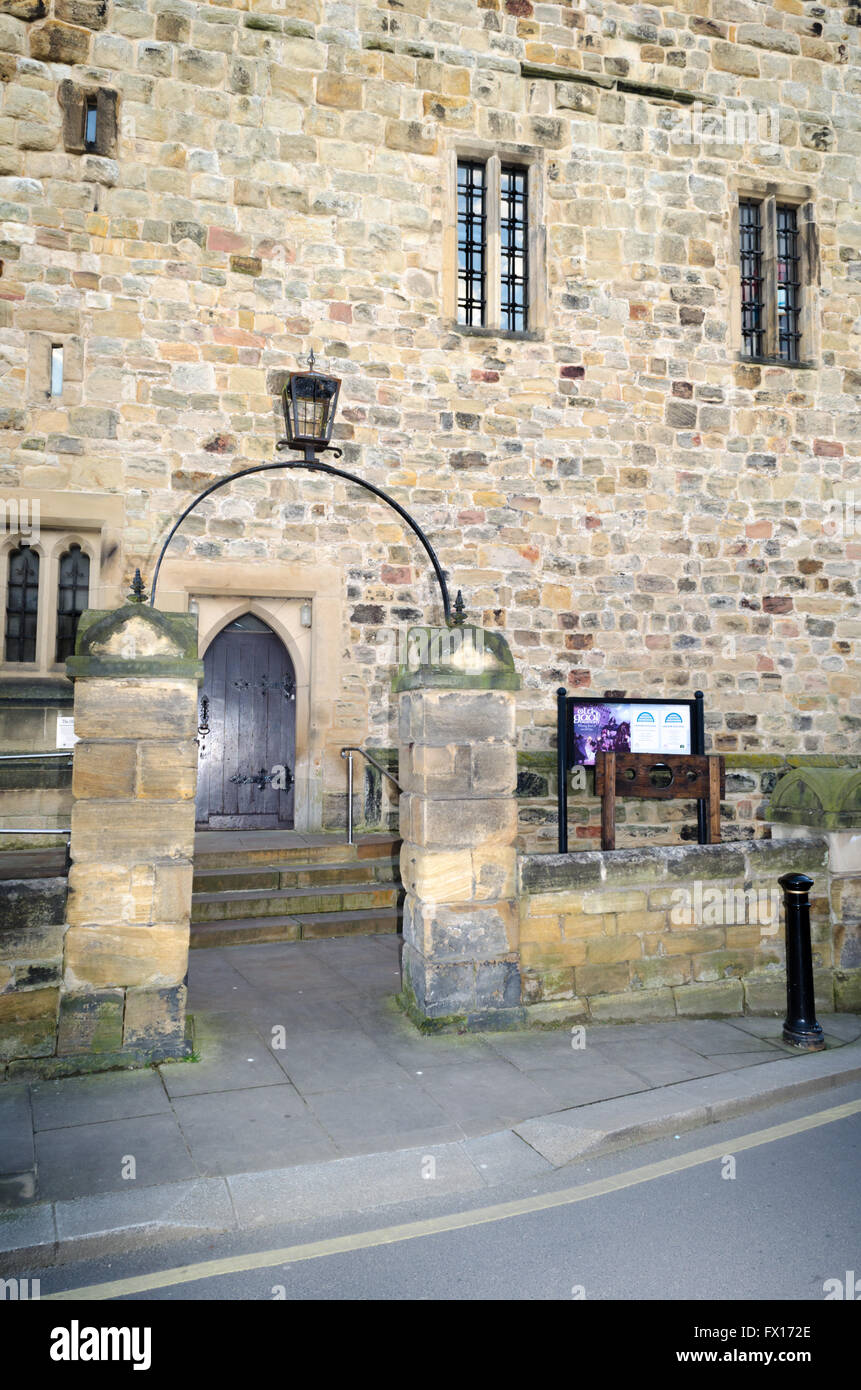 The Old Gaol, 14th Century Jailhouse at Hexham, Northumberland Stock ...
