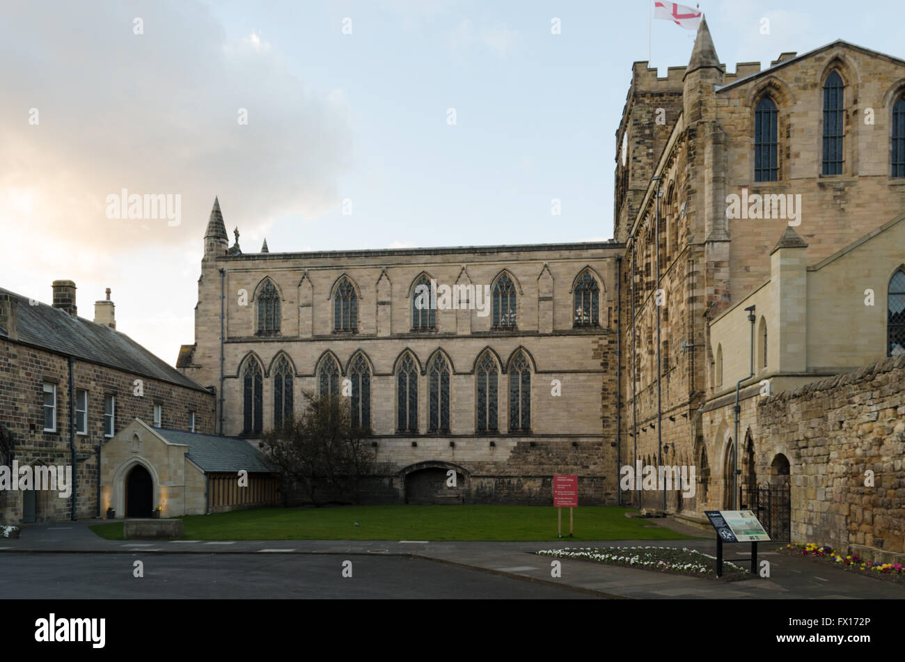 Architecture of Hexham Abbey at Hexham, Northumberland Stock Photo - Alamy