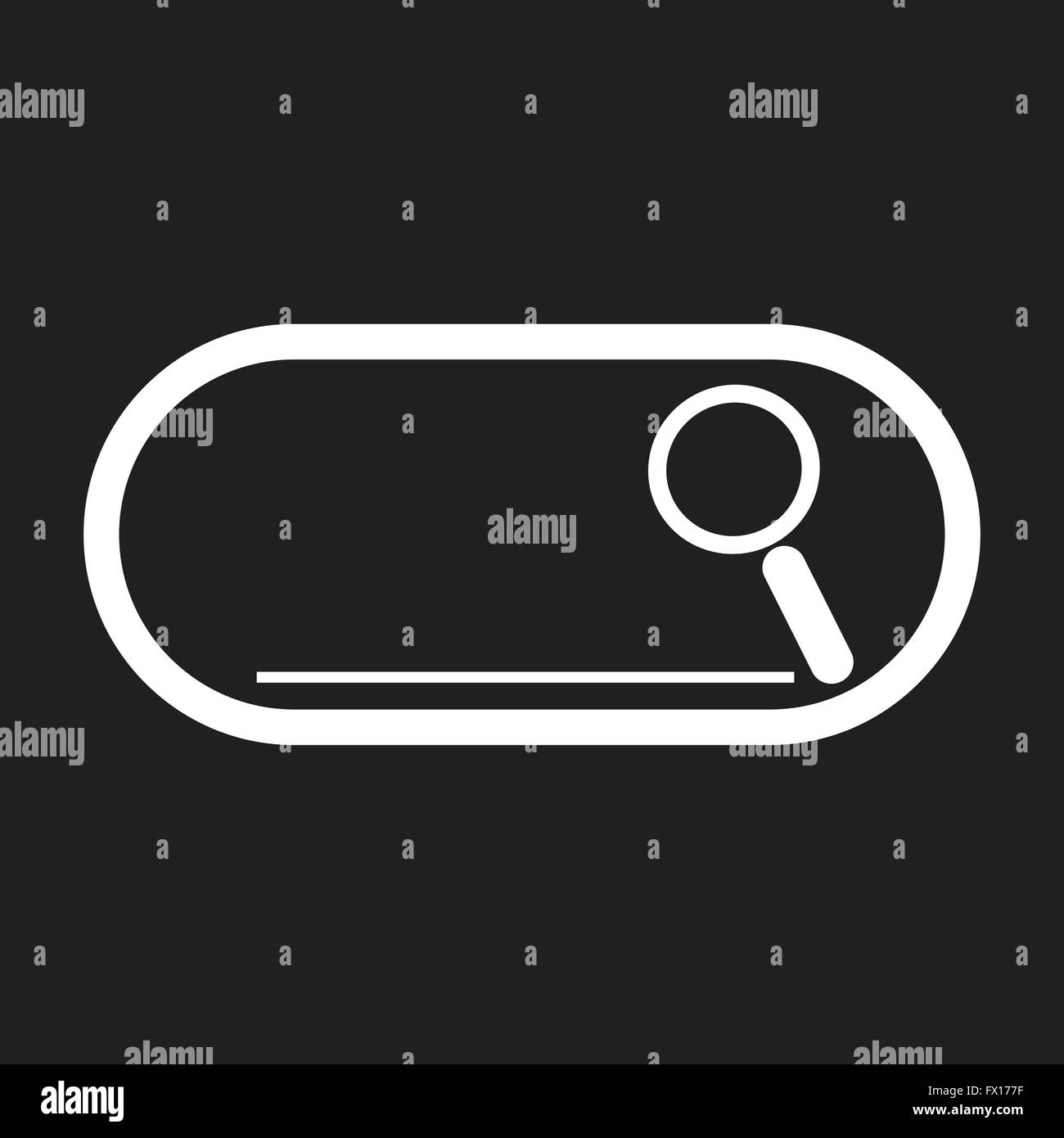 search bar icon Stock Vector Image & Art - Alamy