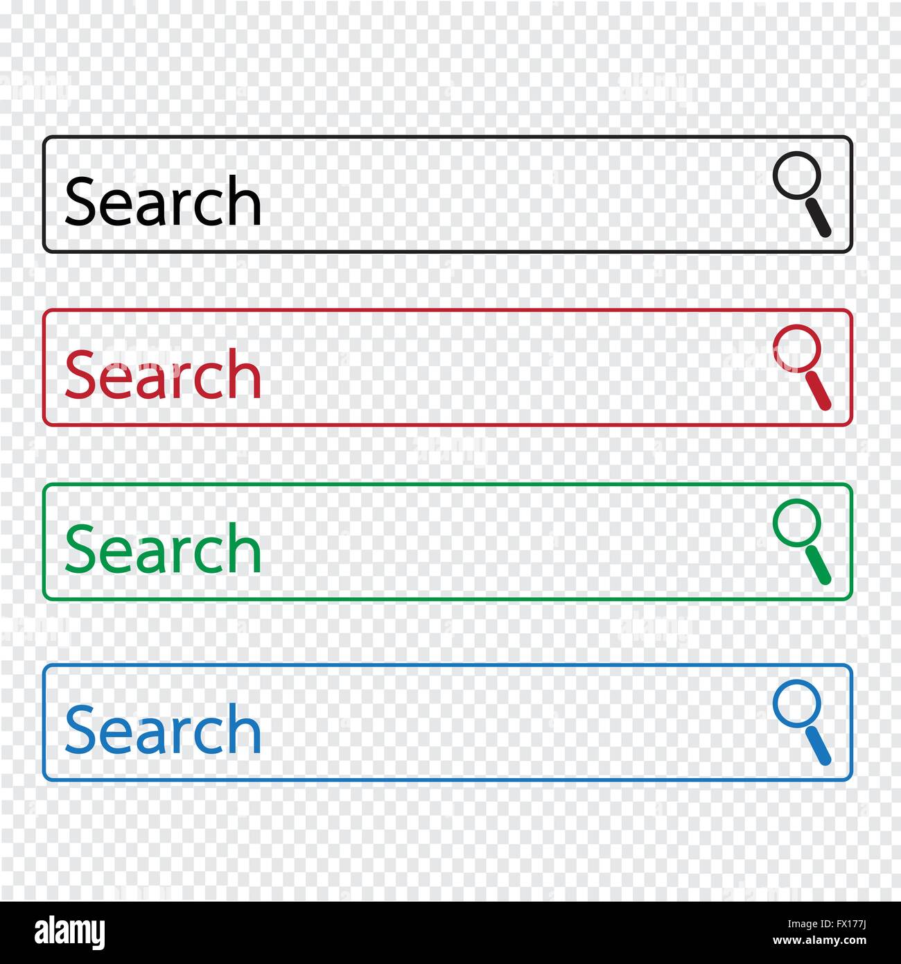 search bar icon Stock Vector Image & Art - Alamy