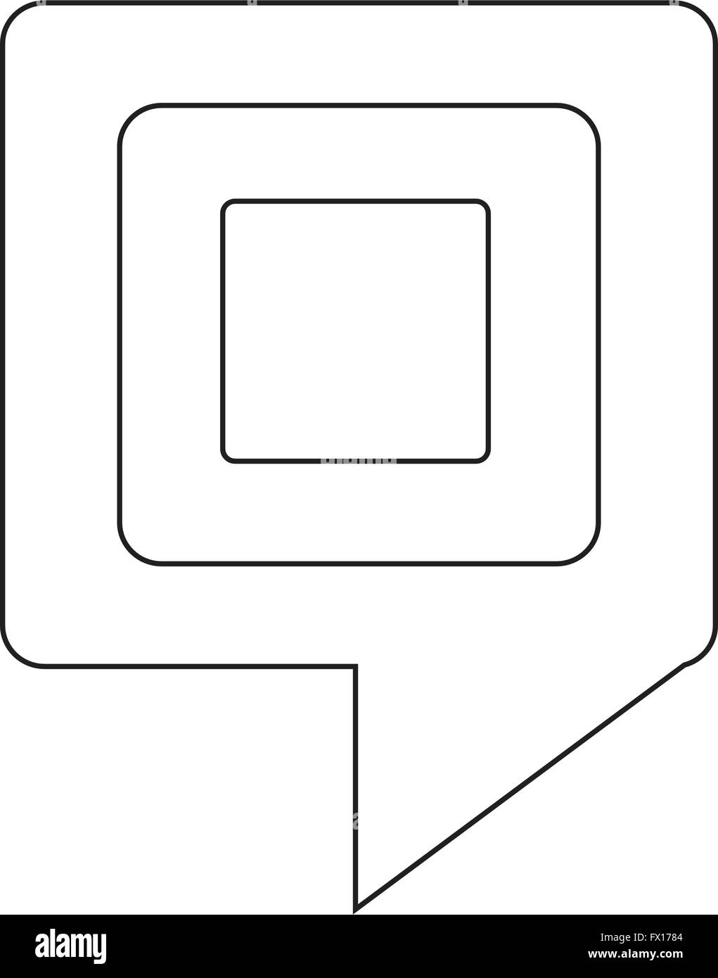 target bubble icon Stock Vector Image & Art - Alamy