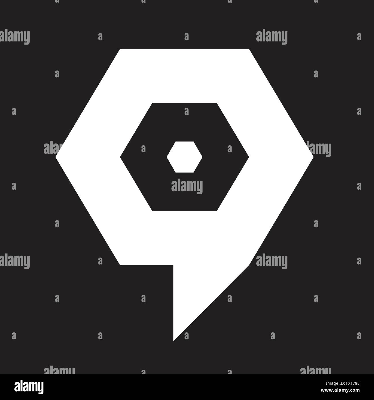 target bubble icon Stock Vector Image & Art - Alamy