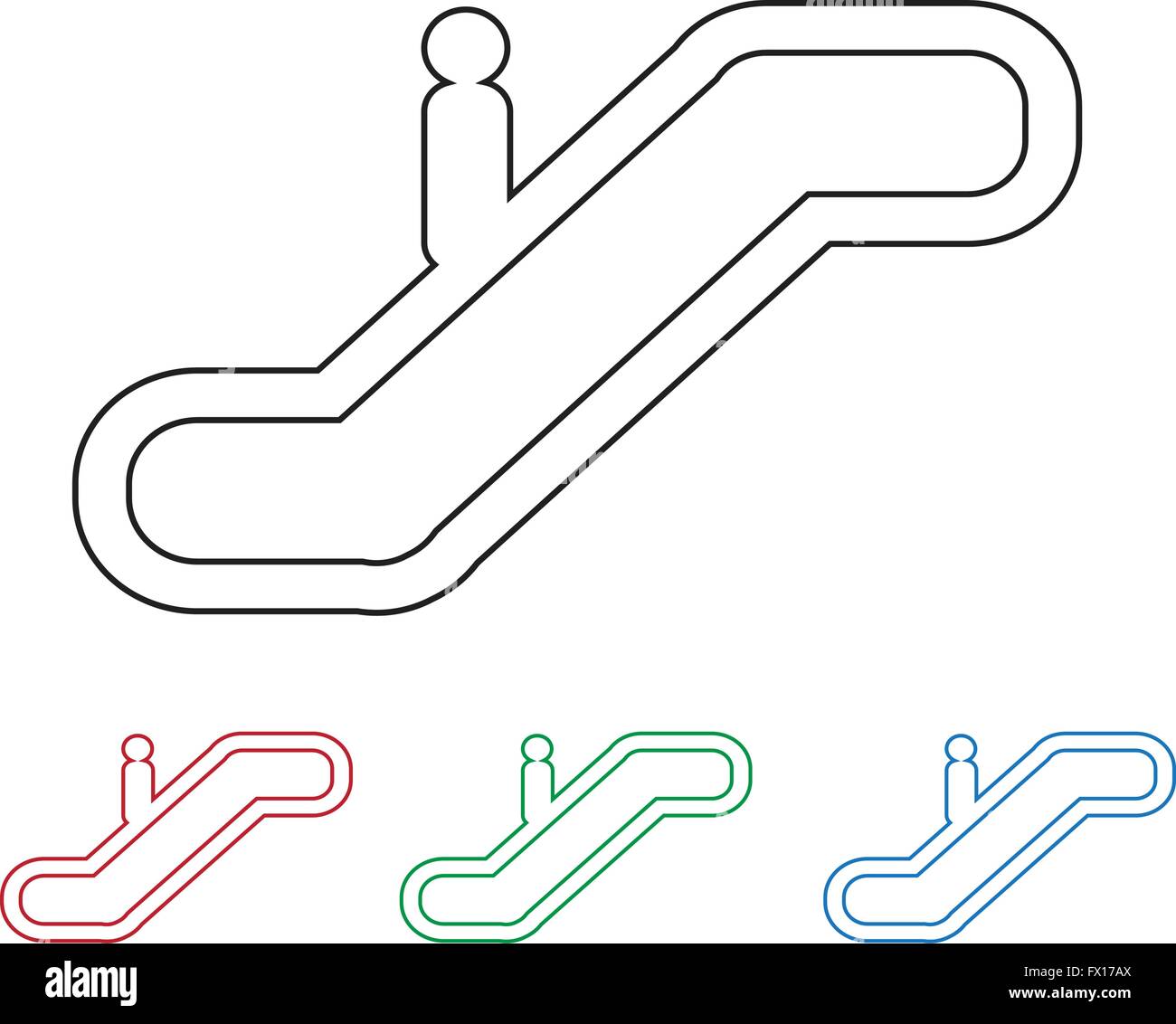 Elevator up down vintage Stock Vector Images - Alamy