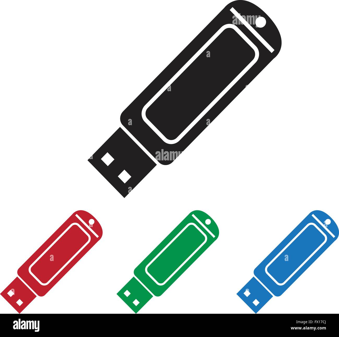 USB Flash drive icon Stock Vector Image & Art - Alamy